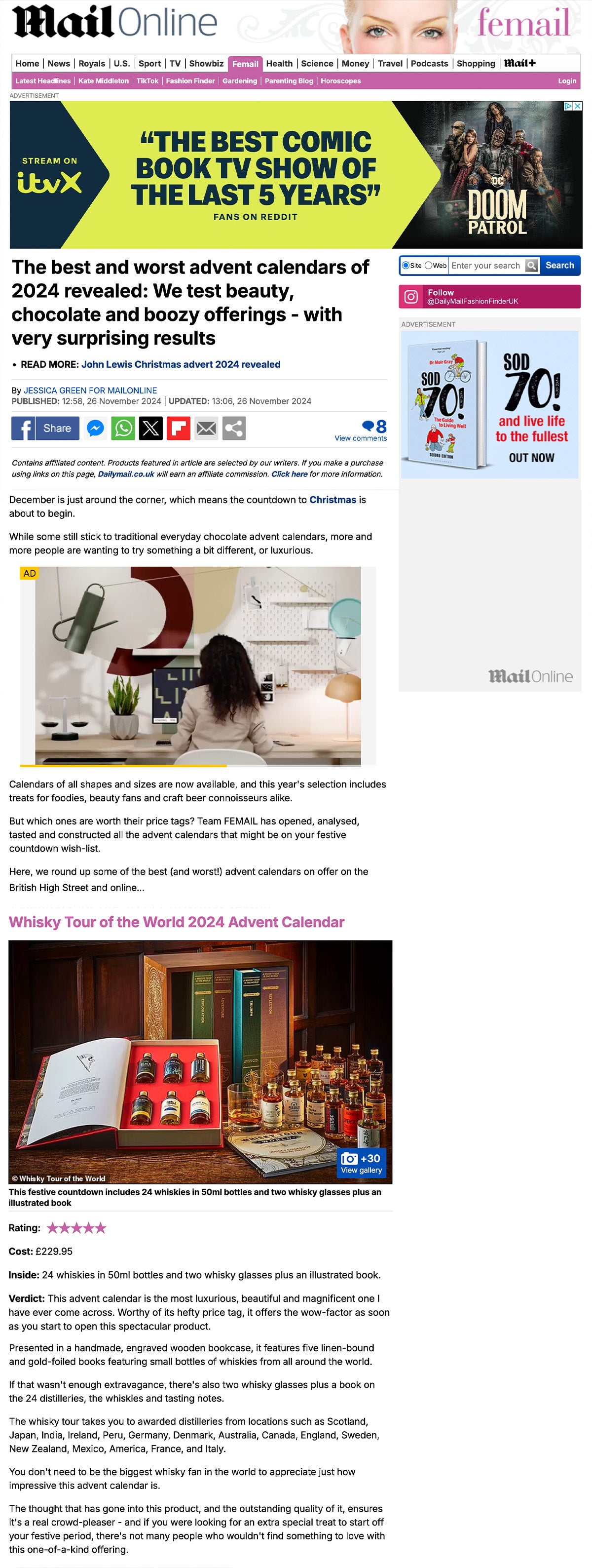 Daily Mail – Gravity Drinks